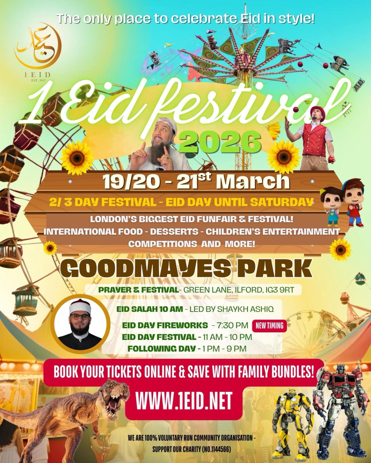 LONDON Eid in the Park – Prayer & Festival – 2026 (Goodmayes Eid ul ...